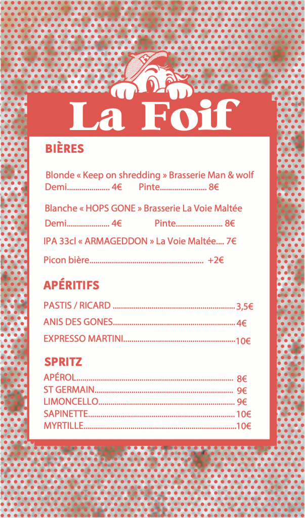 MENU - BICHON L'AUBERGE NOUVELLE GÉNÉRATION